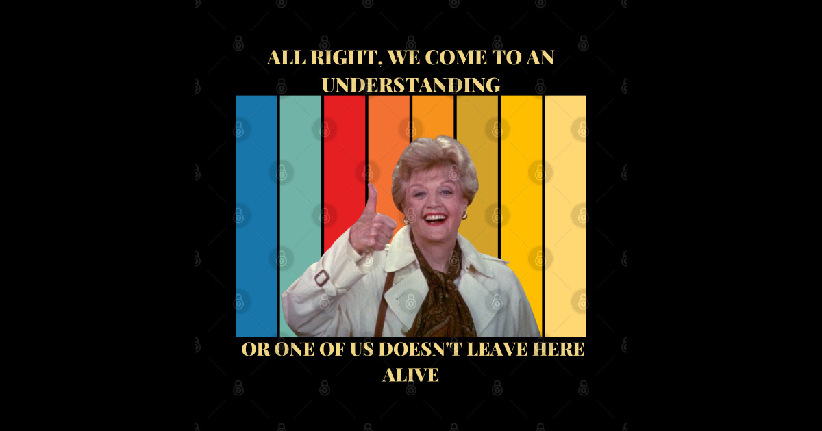 Murder she wrote - Jessica Fletcher - Sticker | TeePublic