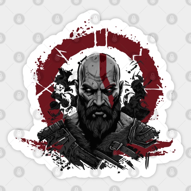 kratos - god of war - God Of War - Sticker | TeePublic