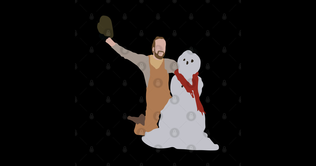 Lets Build A Snowman Snowman Sticker Teepublic