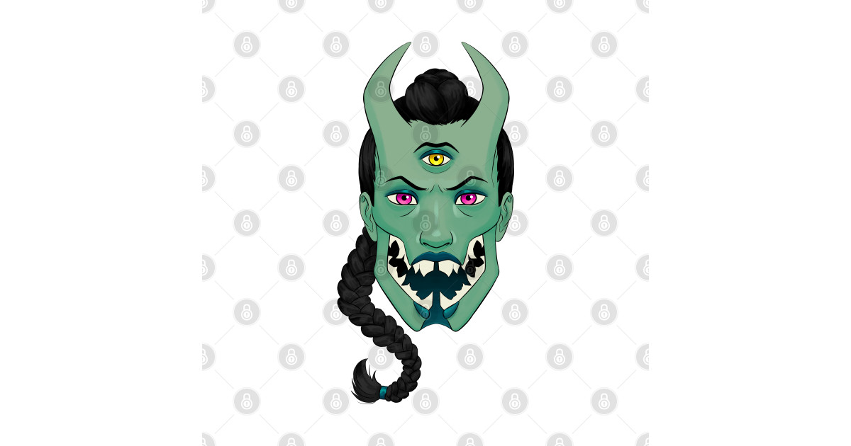 Snarling Monster Girl - Monstergirl - T-Shirt | TeePublic