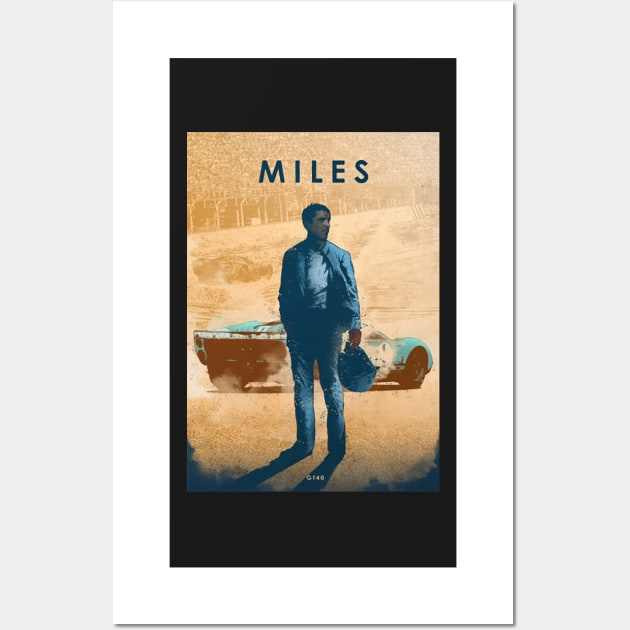 Ken Miles - Ford GT40- Car Legends - Ken Miles - Posters and Art Prints ...