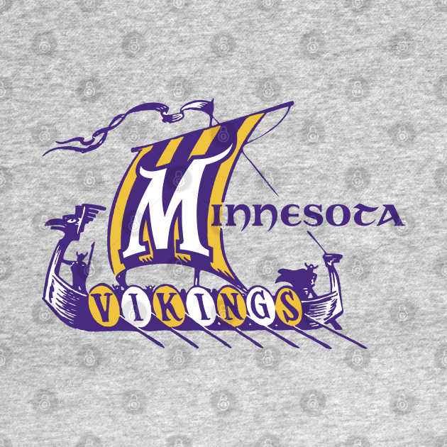 Vintage 1961 Minnesota Vikings Ship - Minnesota Vikings - T-Shirt ...
