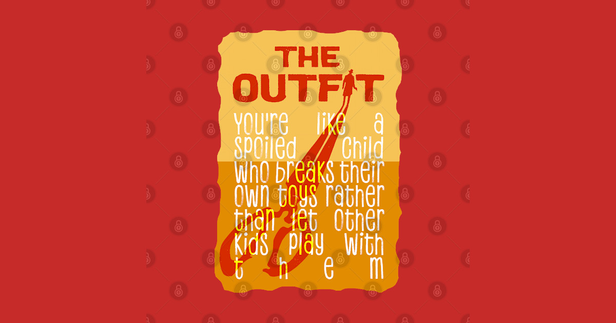 the outfit movie 2022 scissors and British gangster film graphic design ...