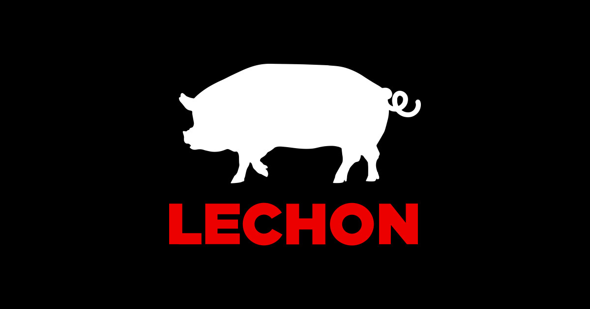Philipines Lechon Filipinos Popular Food Main Dish - Lechon - Sticker ...