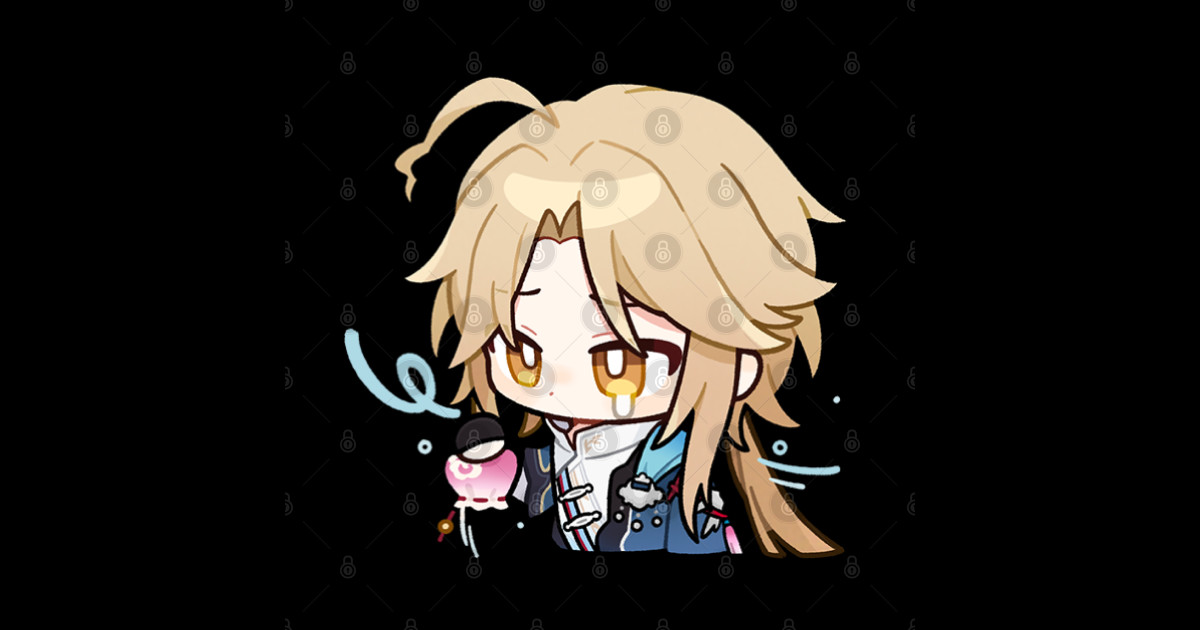 Honkai Star Rail Chibi Yanqing - Honkai Star Rail - Sticker | TeePublic