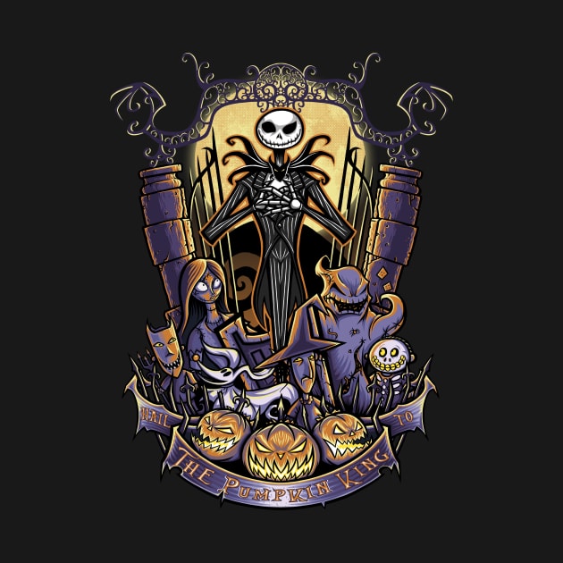 King of the Pumpkin Patch - Nightmare Before Christmas - T-Shirt ...