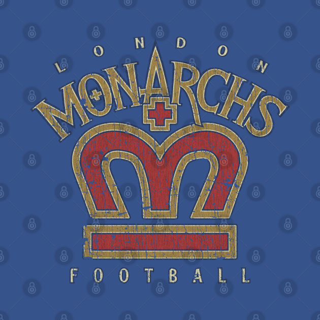 London Monarchs 1991 - Football - T-Shirt | TeePublic