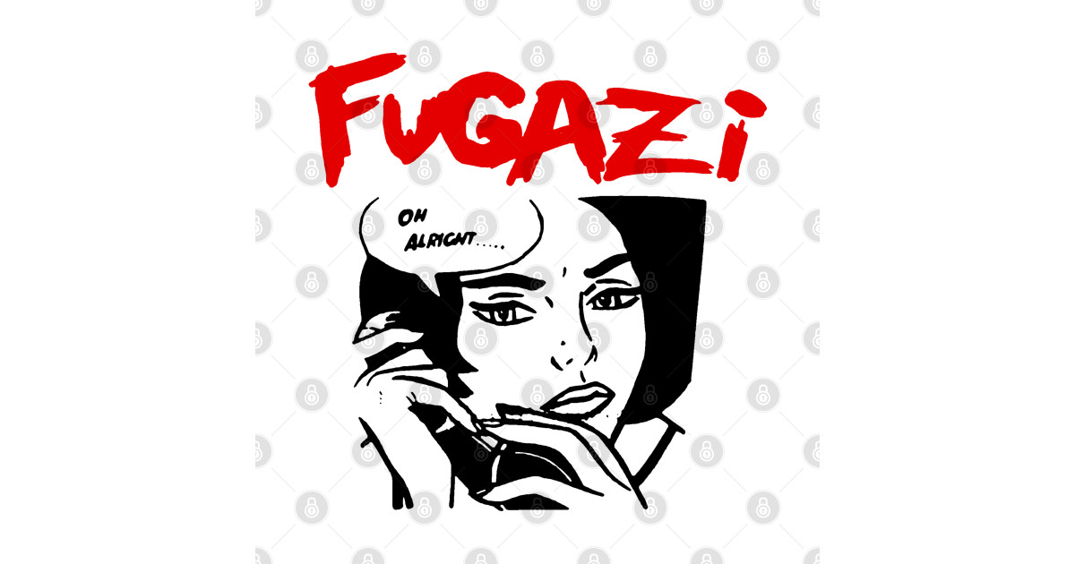 Vintage Girl Call Rock Band 90s - Fugazi - T-Shirt | TeePublic