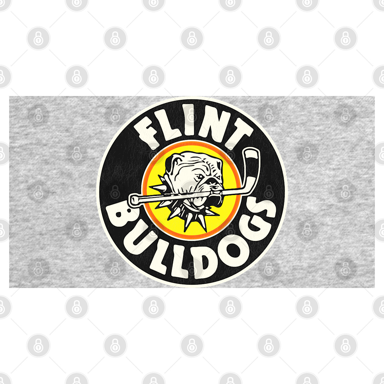 Defunct Flint Bulldogs Hockey Team - Hockey - T-Shirt | TeePublic