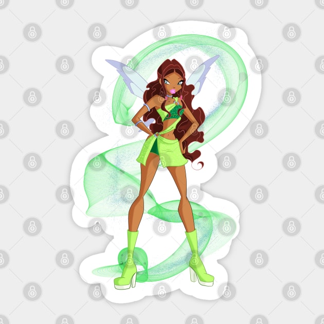 Winx Club - Aisha - Winx Club - Sticker | TeePublic