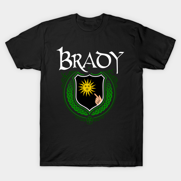 Brady Family Irish Coat of Arms Clan Crest - Brady Family - T-Shirt ...