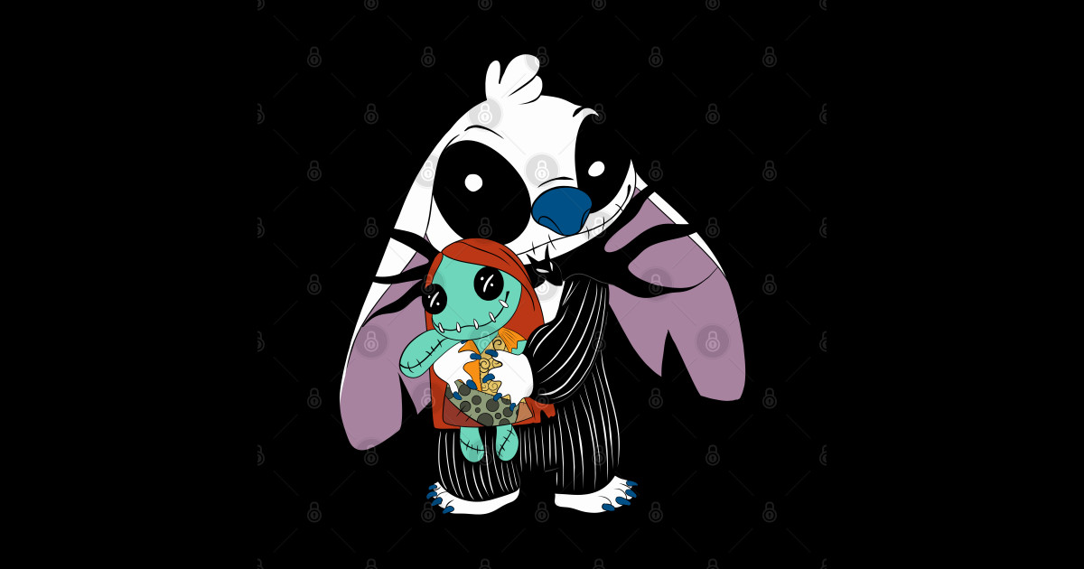 Nightmare before Christmas Stitch - Stitch - Sticker | TeePublic