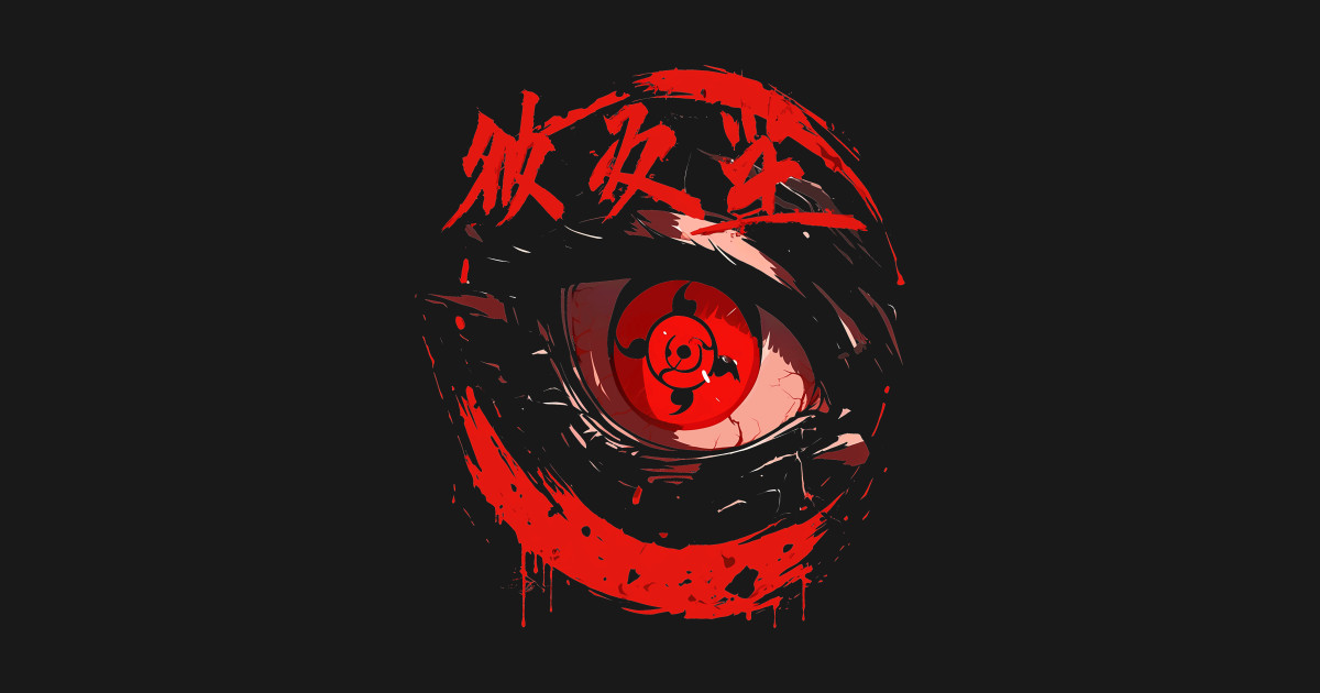 Naruto Sharingan Eye Fan Art - Sharingan - T-Shirt | TeePublic