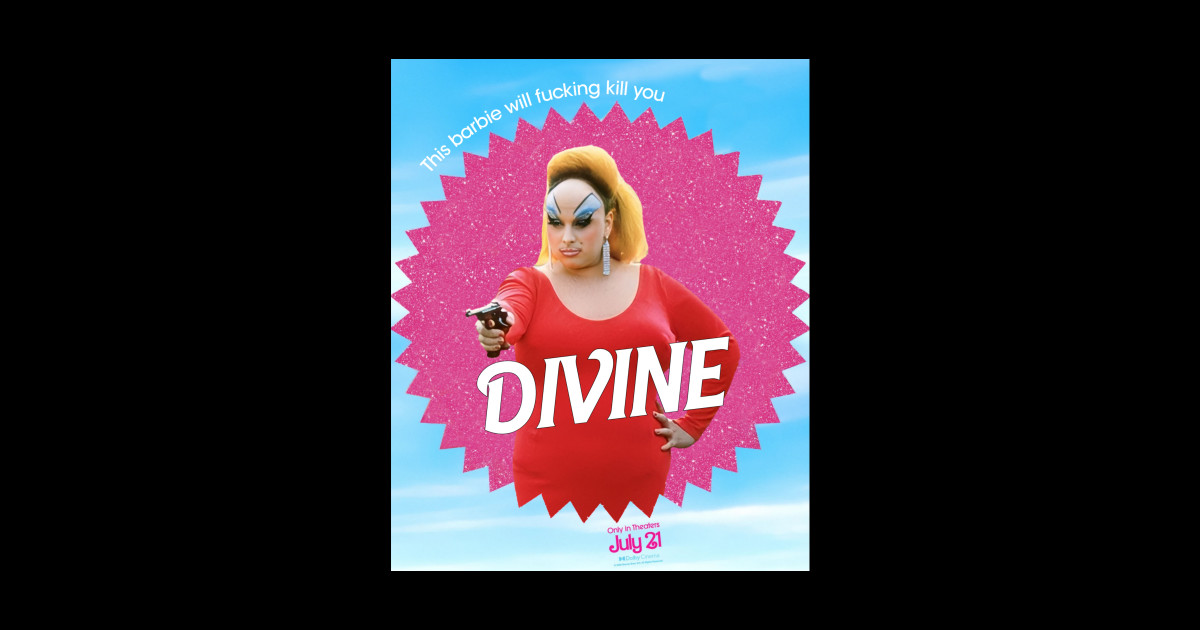 Divine Barbie - Divine - Sticker | TeePublic