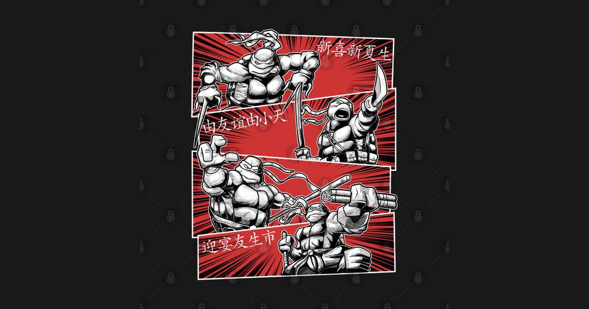 Turtle Squad - Teenage Mutant Ninja Turtes - T-Shirt | TeePublic
