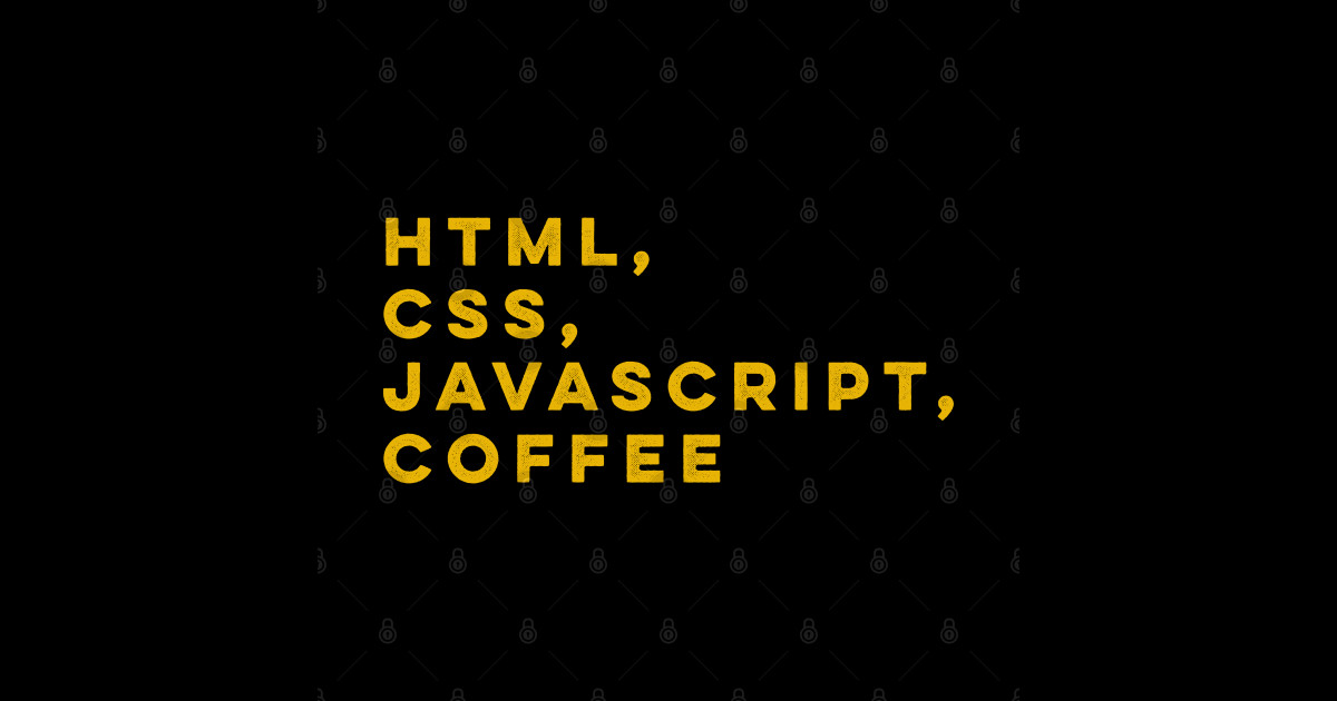 HTML css javascript coffee programmer - Programmer - Sticker | TeePublic HTML css javascript coffee programmer - Programmer - Sticker | TeePublic