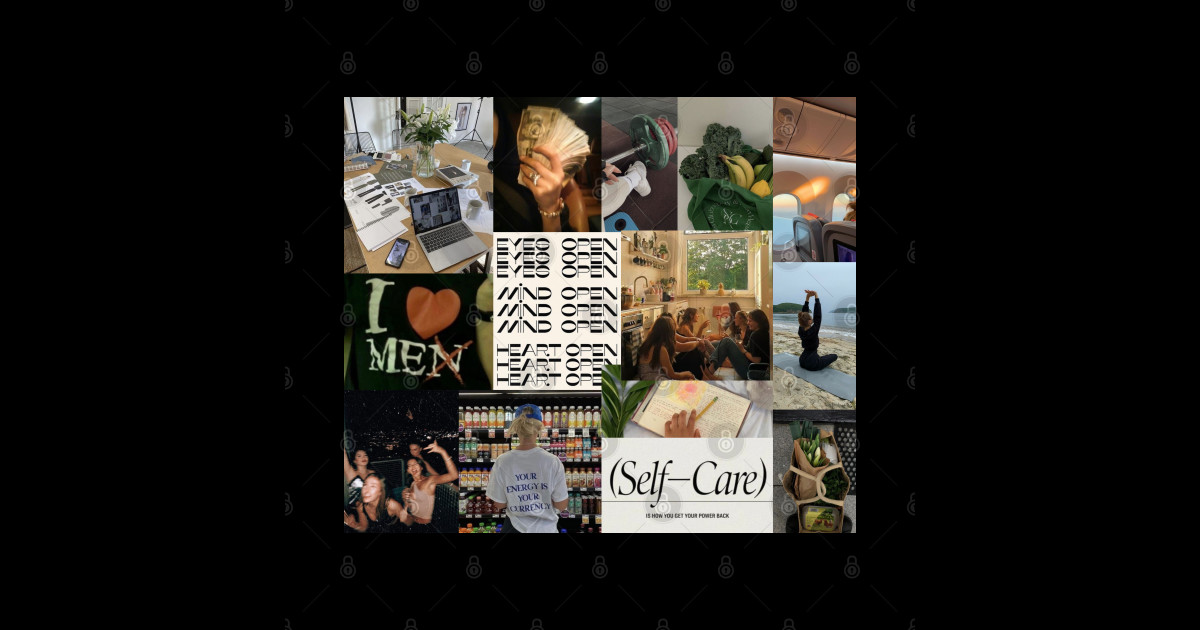2023 moodboard aesthetic collage - Mood Board - Sticker | TeePublic