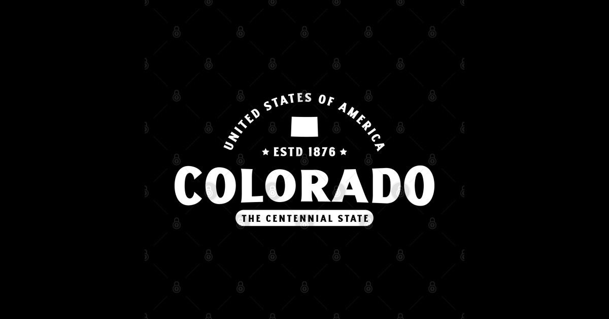 Colorado - Centennial State Crest - Colorado State - Sticker | TeePublic