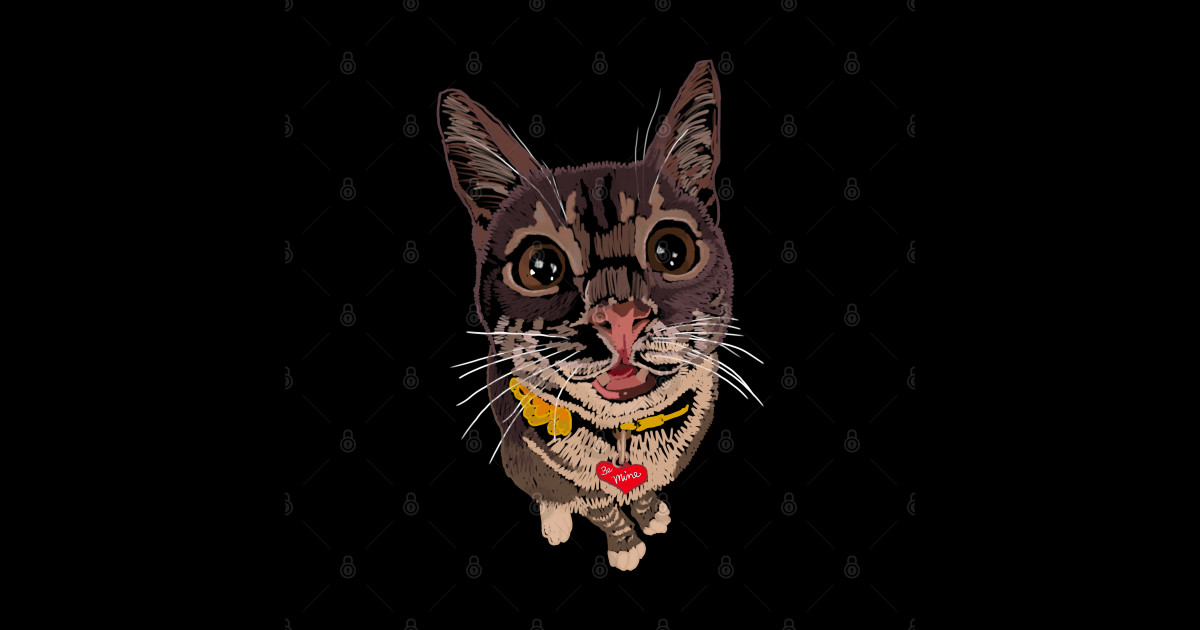 "Valentine Cat" Jamie's Hand-Drawn Cat Collection - Cat - Sticker ...