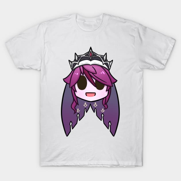 Genshin Impact Rosaria chibi head - Genshin Impact Rosaria - T-Shirt ...