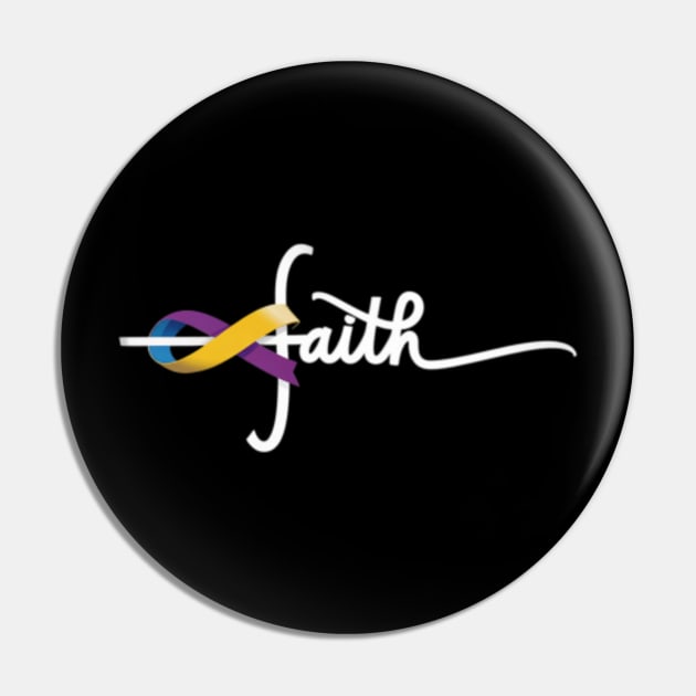 Bladder Cancer Faith Ribbon Warrior Bladder Cancer Awareness - Bladder ...