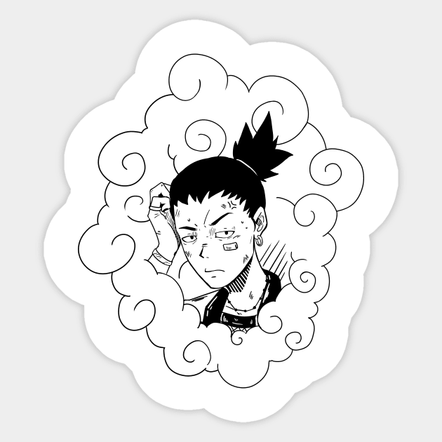 Shikamaru Nara - Naruto - Sticker | TeePublic