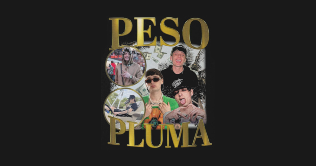 Peso Pluma Gold - Peso Pluma - T-Shirt | TeePublic