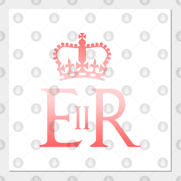 Queen Elizabeth II Royal Cypher - Queen Elizabeth - Posters and Art ...