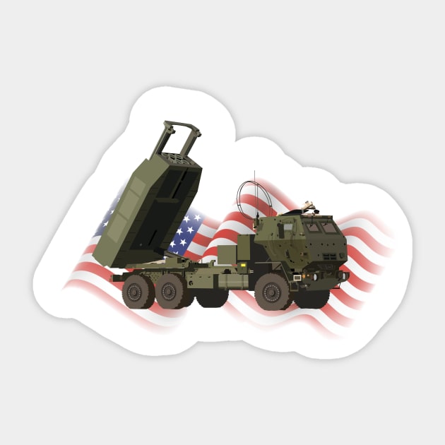 M142 High Mobility Artillery Rocket System (HIMARS) - Himars - Sticker ...