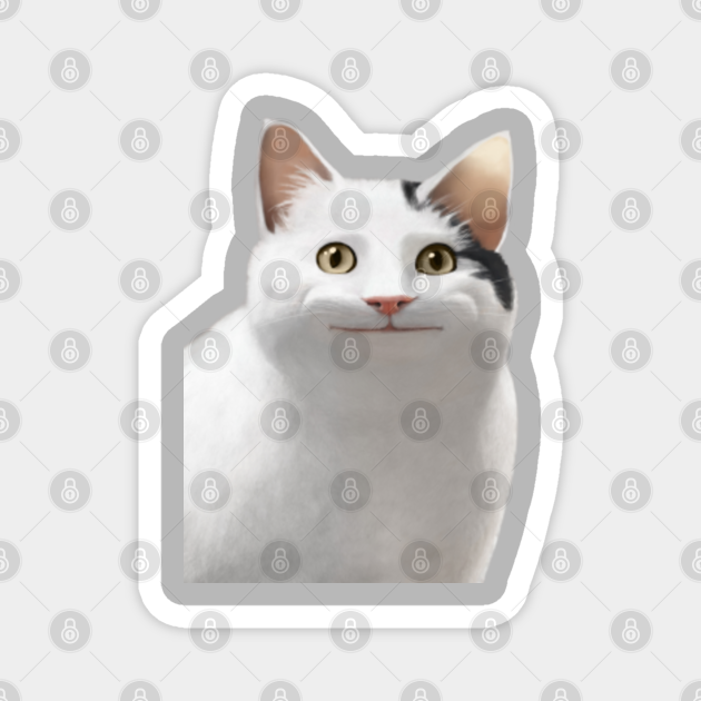 Polite Cat - Meme - Polite Cat - Magnet | TeePublic