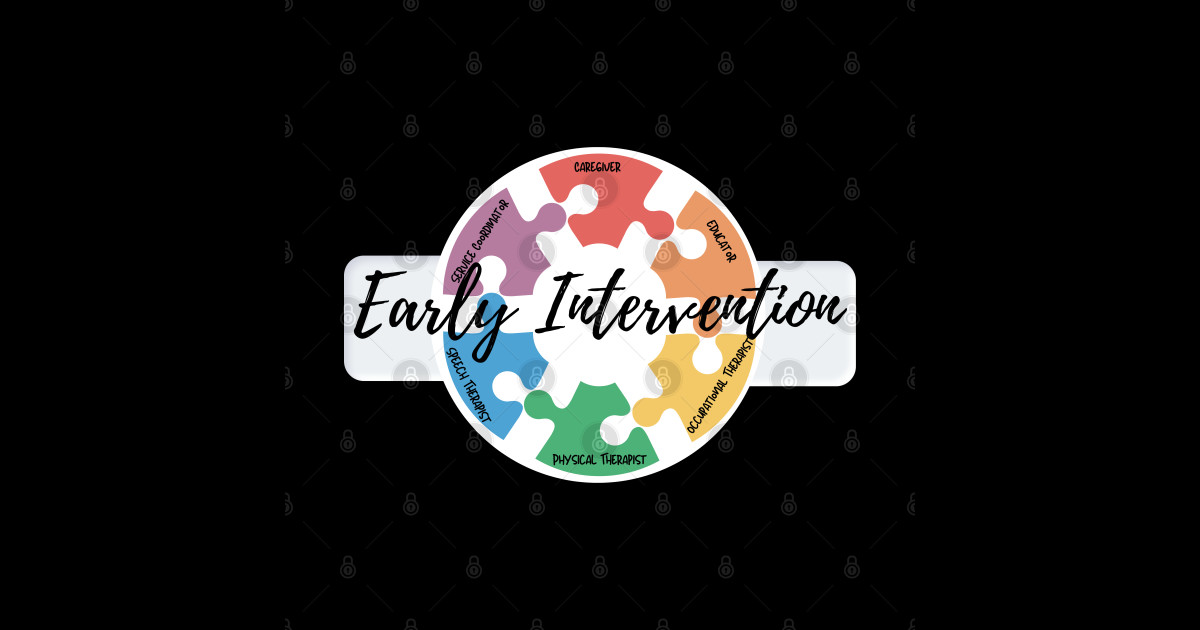 Early Intervention Puzzle - Therapyswag - Sticker | TeePublic