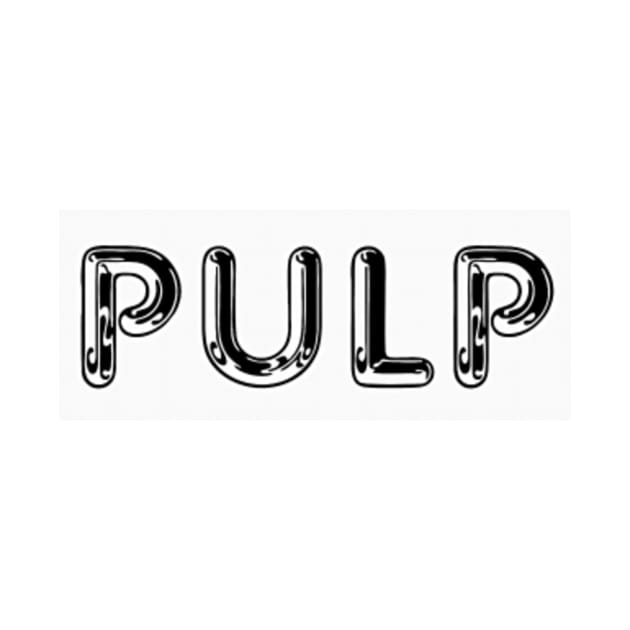 pulp logo black - Pulp Band - T-Shirt | TeePublic