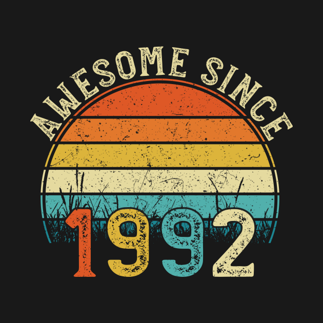 Awesome Since 1992 - Awesome Since 1992 - T-Shirt | TeePublic
