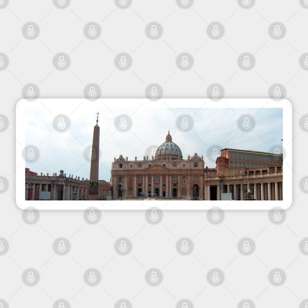 St. Peter's Basilica - Basilica Of Saint Peter - Sticker | TeePublic