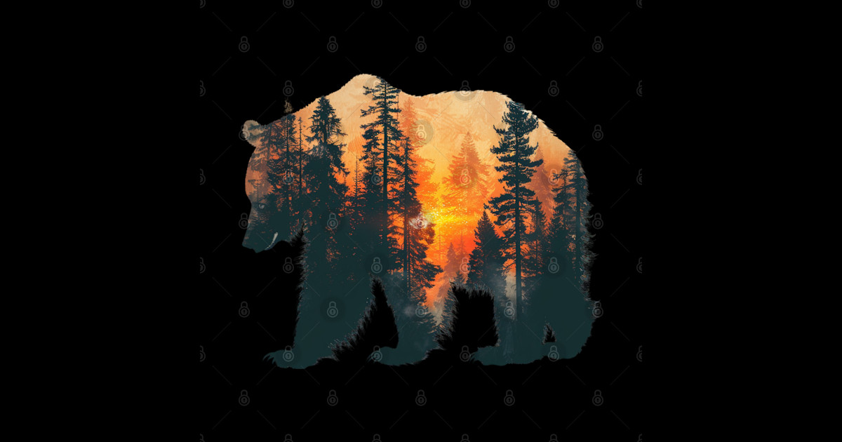 Grizzly's Coastal Adaptations - Grizzly Bear - Sticker | TeePublic