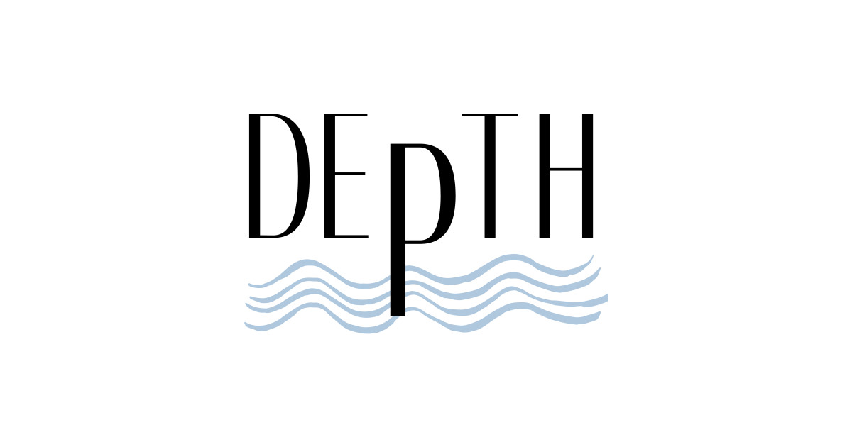 Depth word typography - Depth Word - T-Shirt | TeePublic