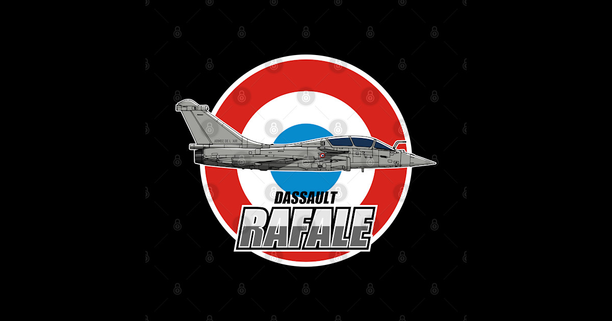 Dassault Rafale - French Air Force Fighter Plane - Sticker | TeePublic