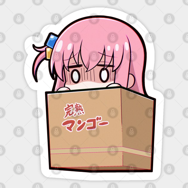 Bocchi the Rock - Bocchi Box - Bocchi The Rock - Sticker | TeePublic