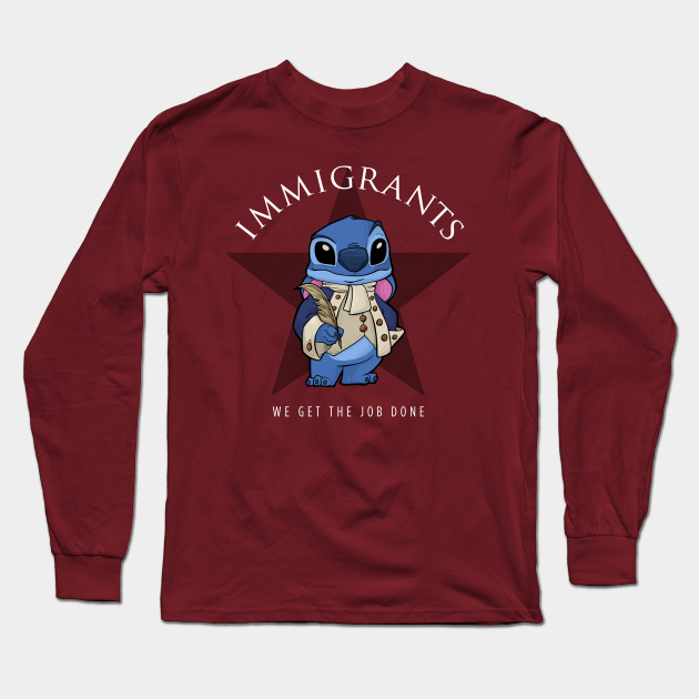 Hamil-Stitch - Hamilton - Long Sleeve T-Shirt | TeePublic