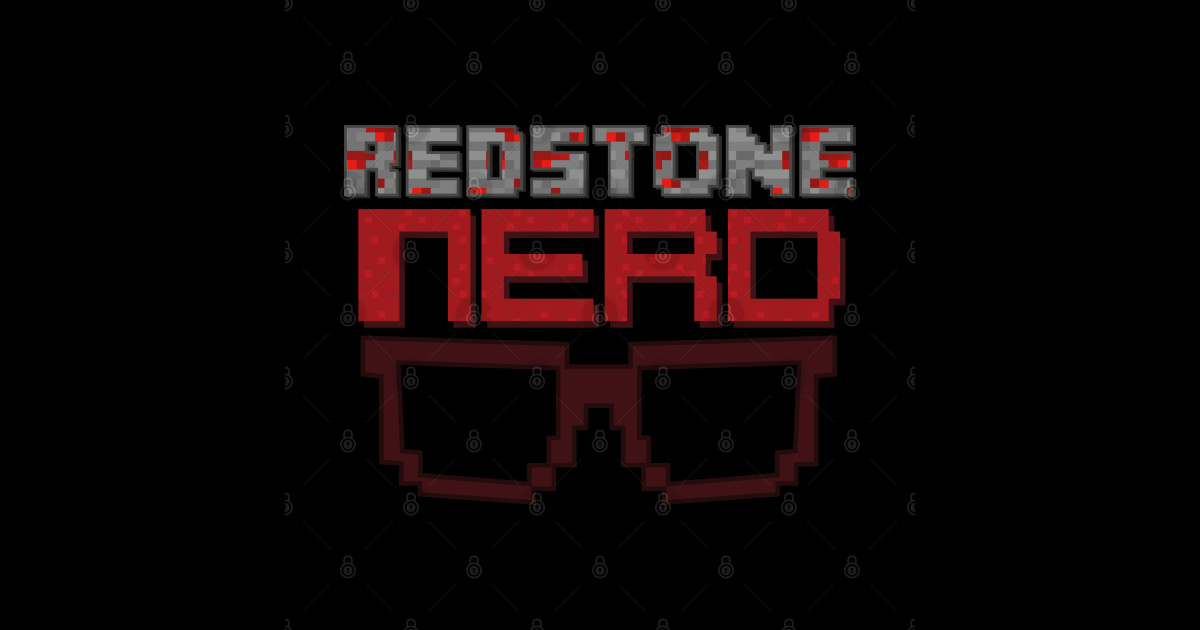 Redstone NERD - Redstone - Sticker | TeePublic