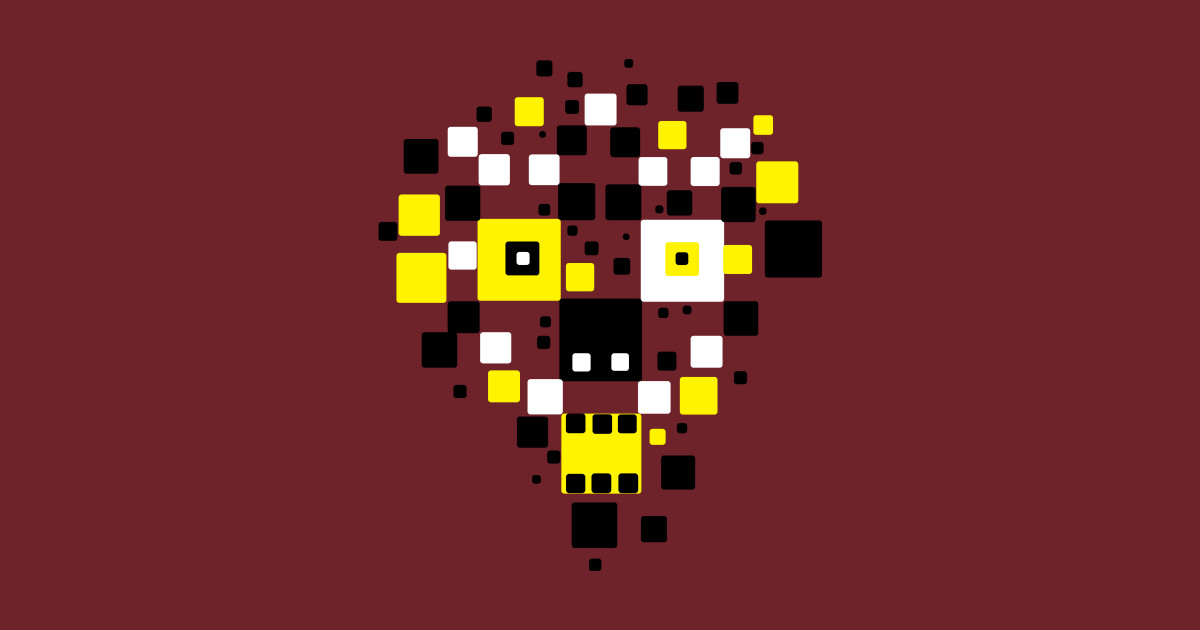 Chaos - Matrix Cyber art -Skull - Cubistic Art - T-Shirt | TeePublic