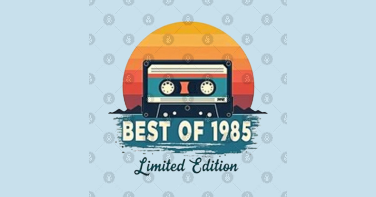 1985 Vintage Sunset 40th Birthday - 1985 - T-Shirt | TeePublic