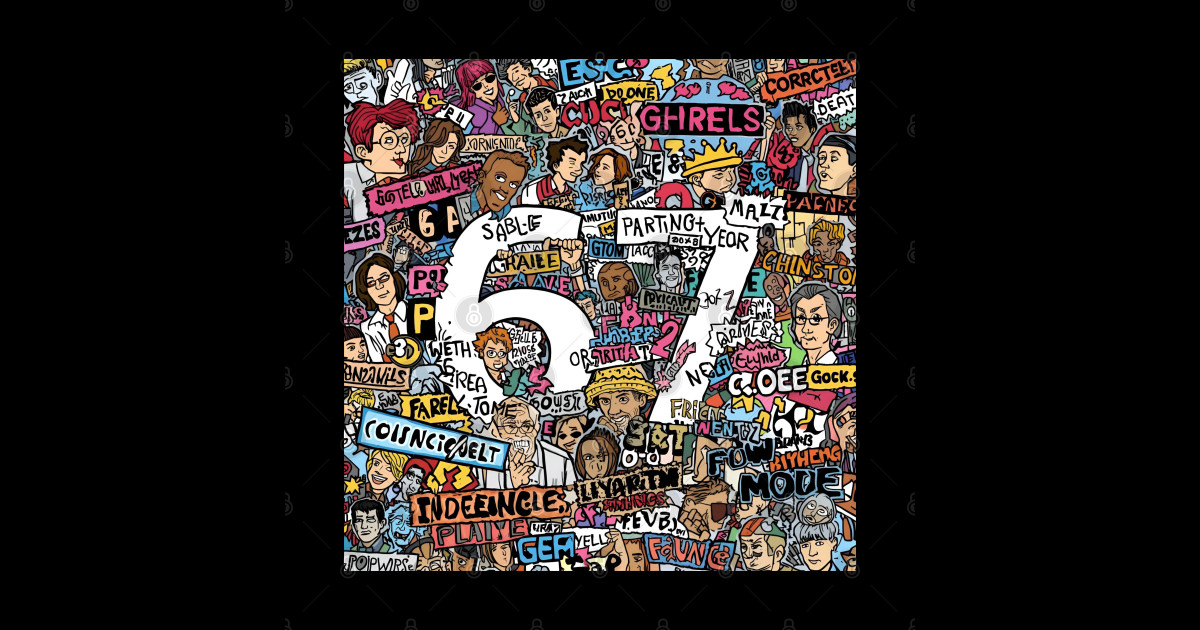 six seven (no cap) gen z meme - Gen Z Meme - Socks | TeePublic