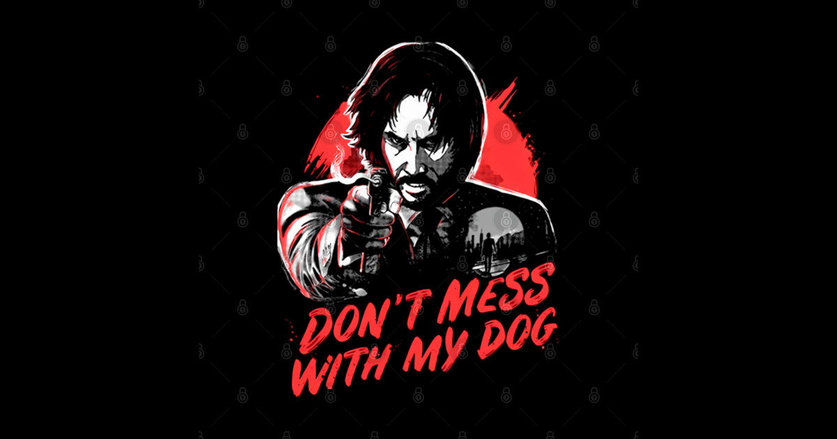 Fear the Boogeyman John Wick Unleashed - John Wick - Sticker | TeePublic