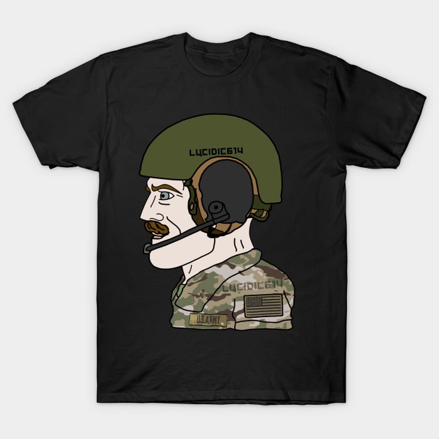 Chad US Army 19K CVC Tanker - M1 Abrams - T-Shirt | TeePublic