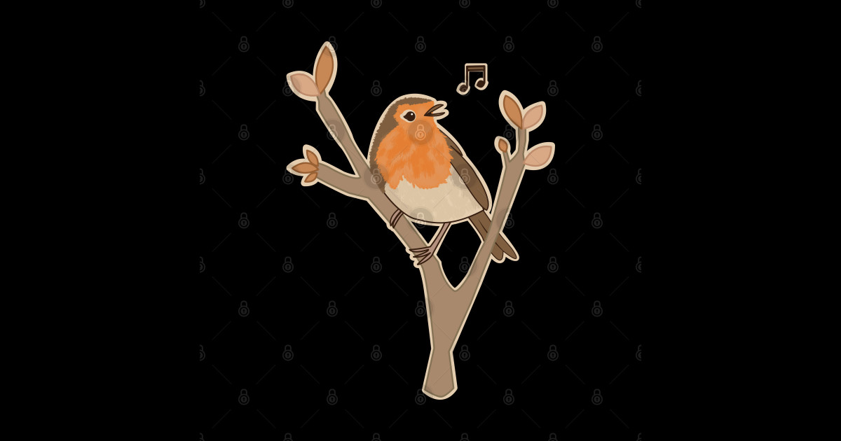 Robin Bird - Robin Bird - Sticker | TeePublic