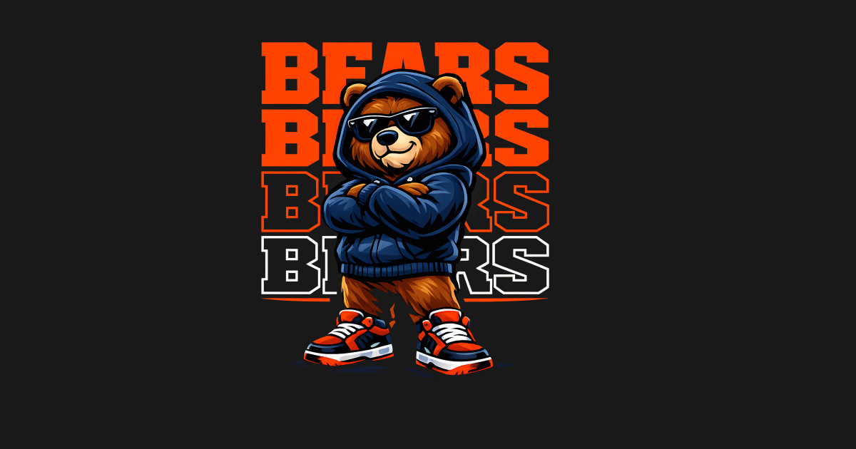 Cool Bear in Hoodie and Shades - Cool Bear - T-Shirt | TeePublic