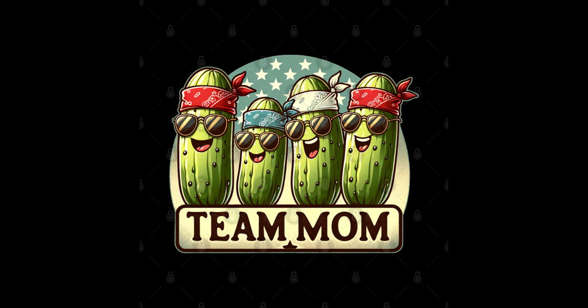 Team Mom, happy pickle team, funny pickleball - Pickleball - Posters ...