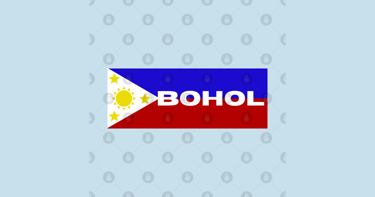 Province of Bohol in Philippines Flag - Philippines Flag - T-Shirt ...