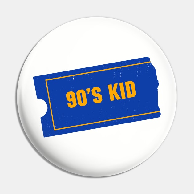 90's Kid - Blockbuster video logo - 90s Kid - Pin | TeePublic
